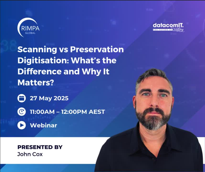Webinar: Scanning vs Preservation Digitisation: What’s the Difference and Why It Matters ...